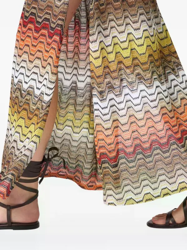 Missoni Maxi Dress With Chevron Pattern
