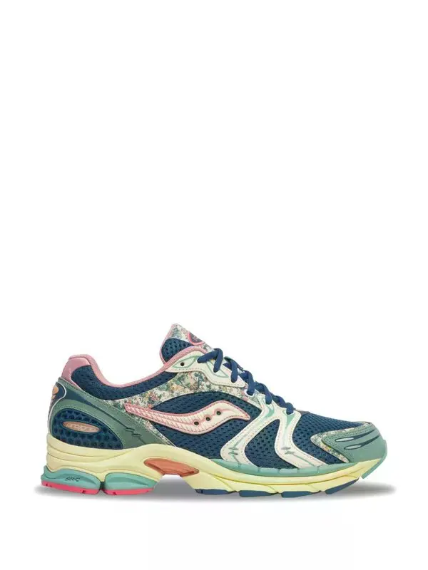 Saucony Id Triumph Kissaten Panelled Sneakers - Blue