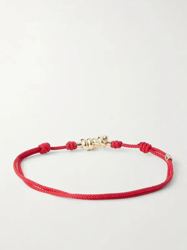 Luis Morais 14-karat Gold Cord Bracelet