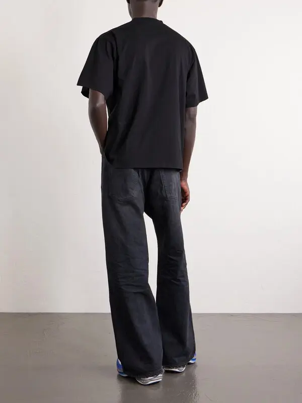 Balenciaga Printed Cotton-jersey T-shirt