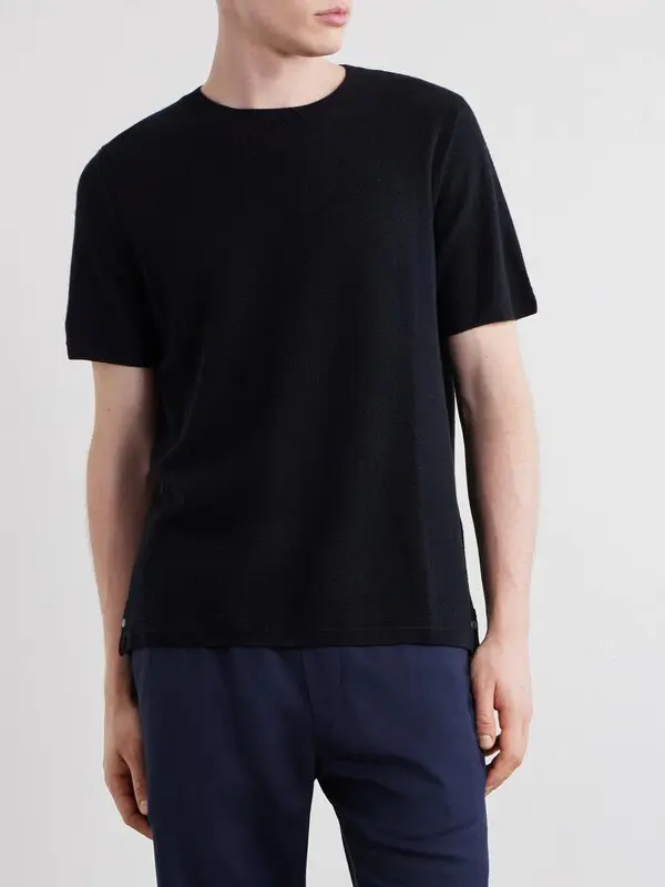 GOD'S TRUE CASHMERE Cashmere T-shirt - Black