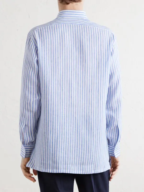 Charvet Striped Linen Shirt