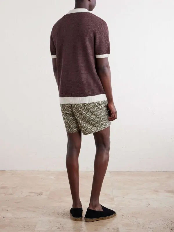 Onia Crocheted Linen Shirt
