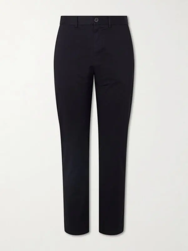 Onia Straight-leg Cotton-blend Trousers