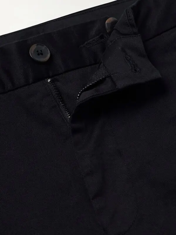 Onia Straight-leg Cotton-blend Trousers