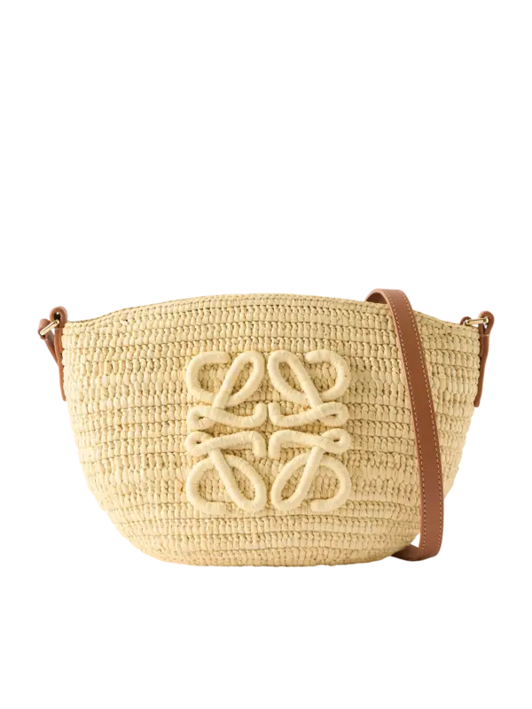 Loewe Eclipse Raffia Shoulder Bag