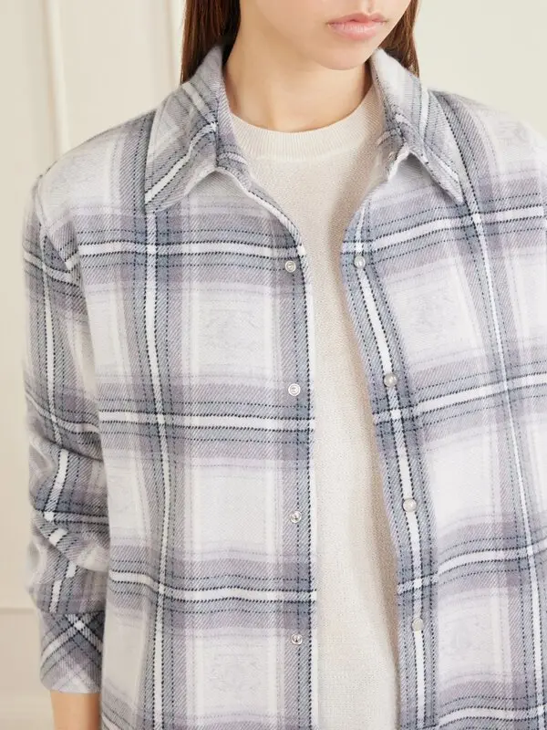 GOD’S TRUE CASHMERE God's True Cashmere Cloud Light Tartan Shirt