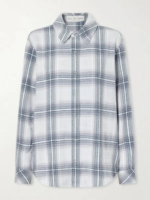 GOD’S TRUE CASHMERE God's True Cashmere Cloud Light Tartan Shirt