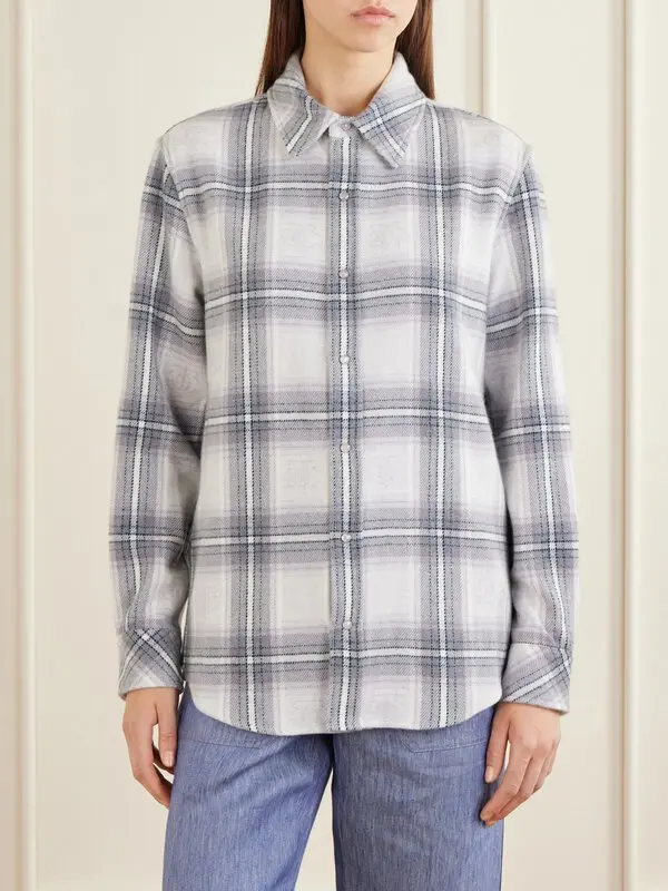 GOD’S TRUE CASHMERE God's True Cashmere Cloud Light Tartan Shirt