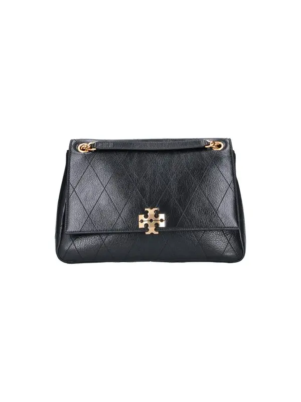 Tory Burch Charlie Shoulder Bag - Black
