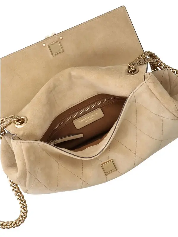 Tory Burch Charlie Shoulder Bag - Gray