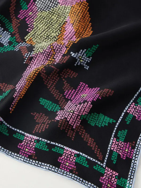 Chloé Printed Silk Scarf