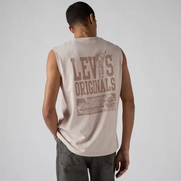LEVI'S Graphic Muscle Tank - Pumice Stone