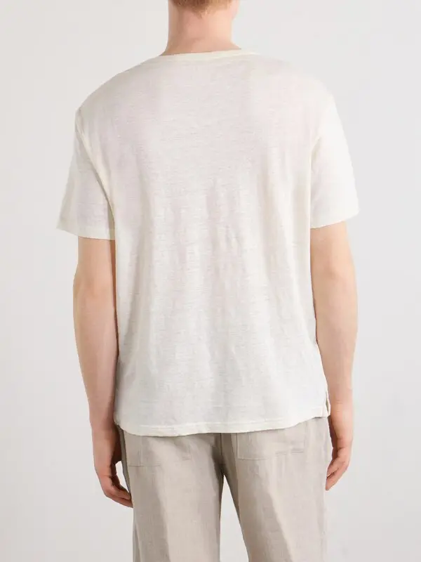 GOD'S TRUE CASHMERE Signature Linen T-shirt