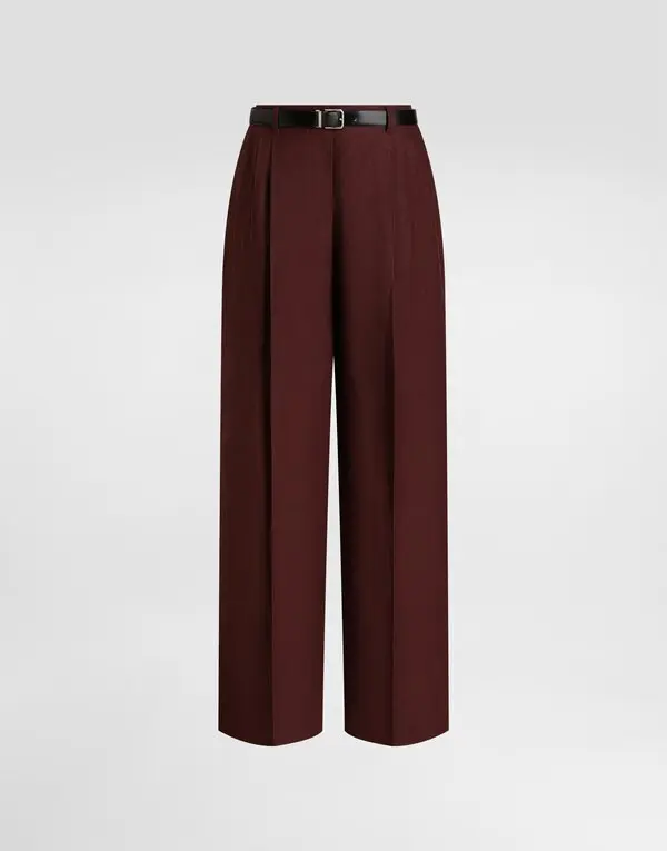 Dolce & Gabbana Tailored Linen Canvas Trousers