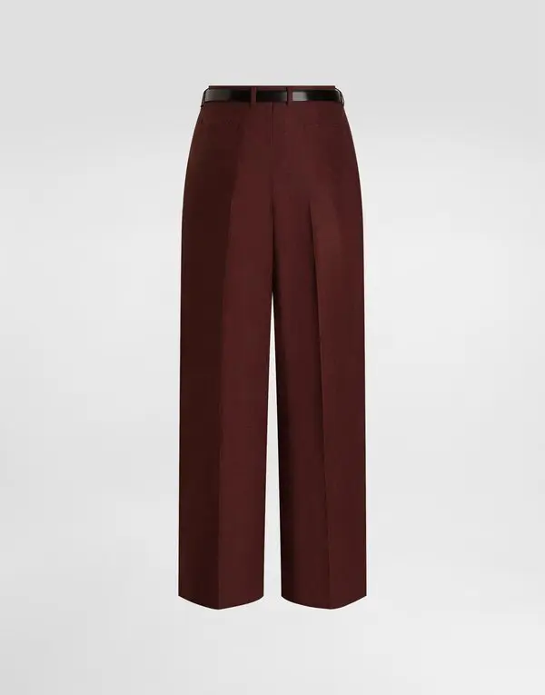 Dolce & Gabbana Tailored Linen Canvas Trousers