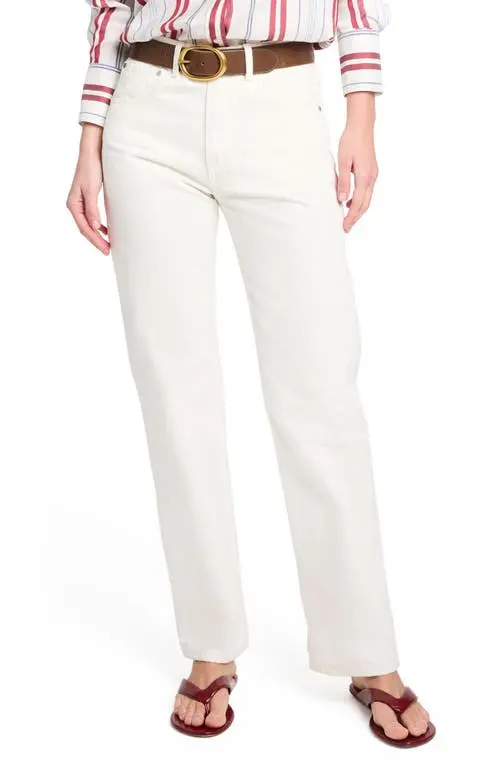 TWP Kent St. Straight Leg Jeans - Off White