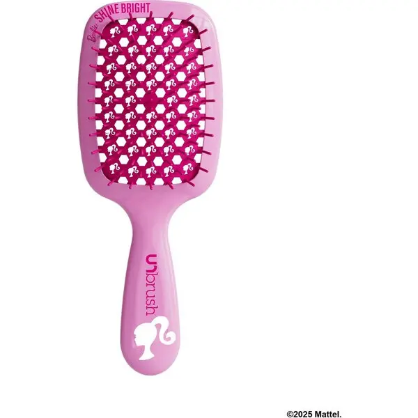 LUXURY BRANDS LLC Unbrush Barbie Mini Detangling Brush - Bright Medium  Pink