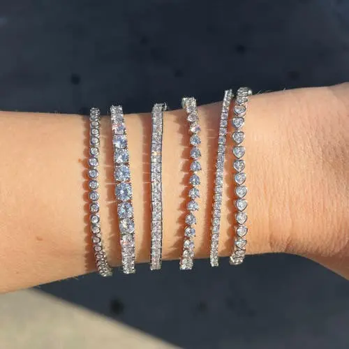 LENI JAMES The Kate 3mm Tennis Bracelet