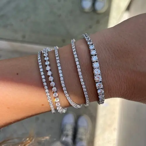 LENI JAMES The Kate 3mm Tennis Bracelet