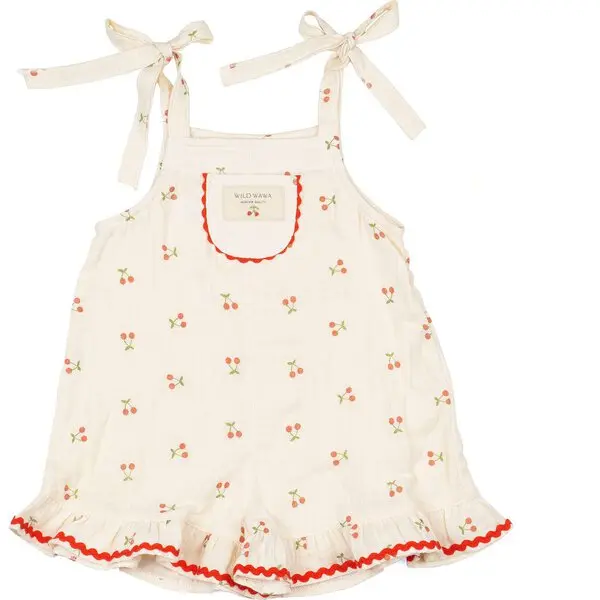 WILD WAWA Isola Romper - Cherry