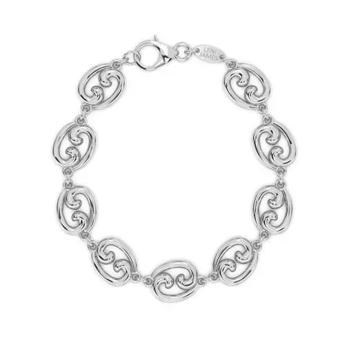 LENI JAMES The Fibonacci Link Bracelet - Silver/gold