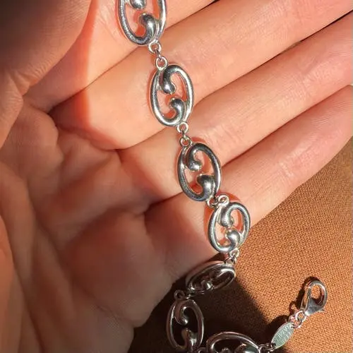 LENI JAMES The Fibonacci Link Bracelet - Silver/gold