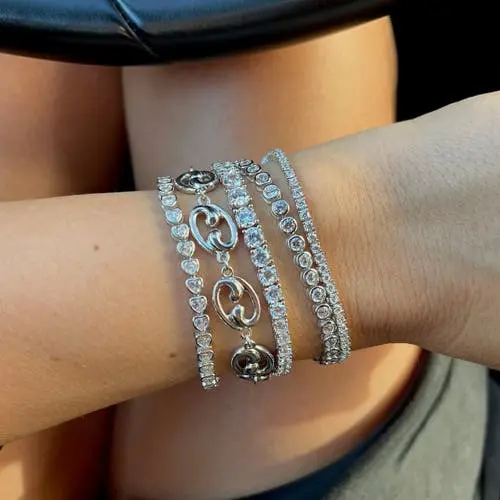 LENI JAMES The Fibonacci Link Bracelet - Silver/gold