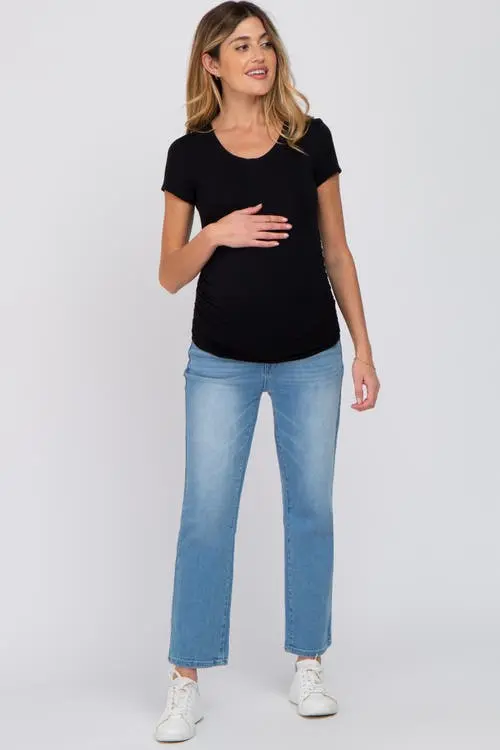 PINKBLUSH Maternity Fitted Short Sleeve Top