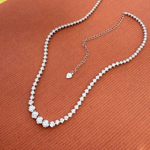 LENI JAMES Claudia Graduated Tennis Necklace