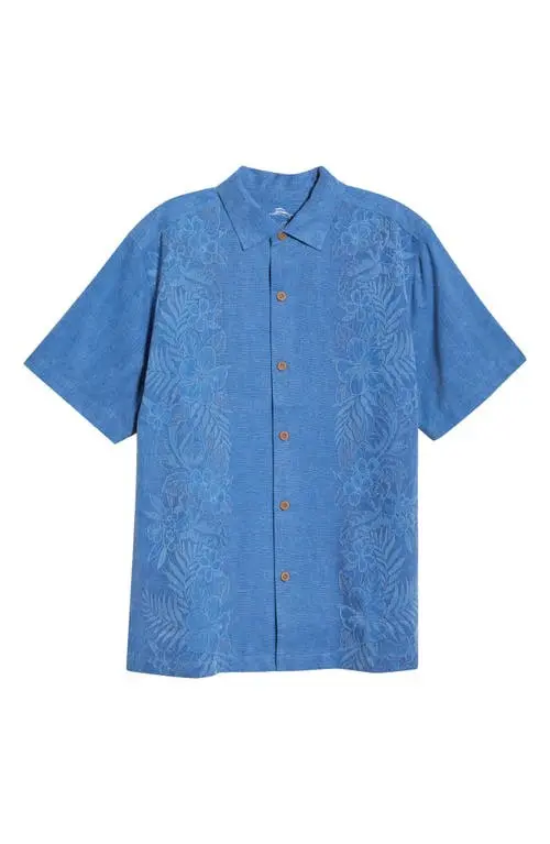 Tommy Bahama Kona Luxe Silk Button-up Shirt - Dockside Blue