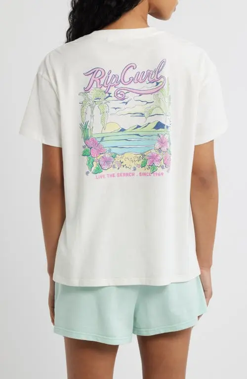 Rip Curl Relaxed Fit Graphic T-shirt - Bone