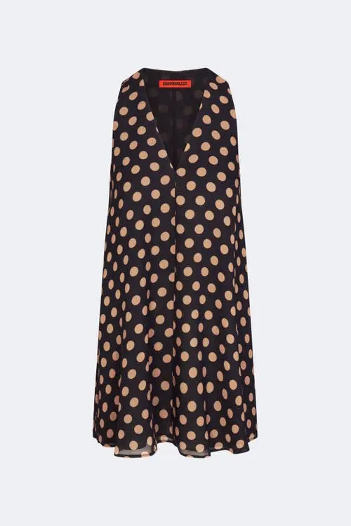 SIMONMILLER Gia Chiffon Polka Dot Mini Dress
