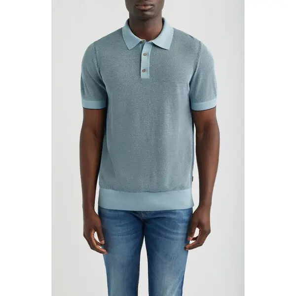 Hugo Boss L-naldo Silk & Cotton Polo
