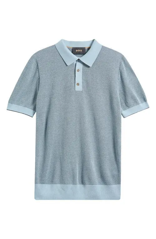 Hugo Boss L-naldo Silk & Cotton Polo
