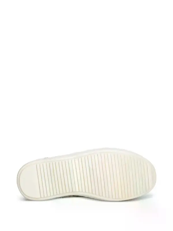 Rick Owens Distressed High-top Sneakers