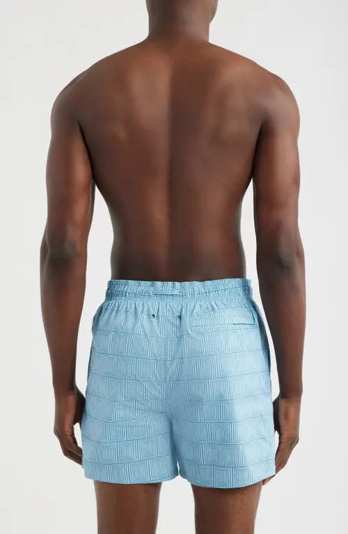 Bugatchi Cruz Print Swim Trunks