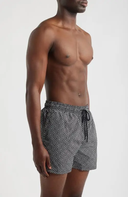 Bugatchi Cruz Print Swim Trunks