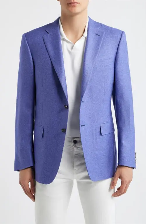 Canali Siena Regular Fit Sport Coat - Purple