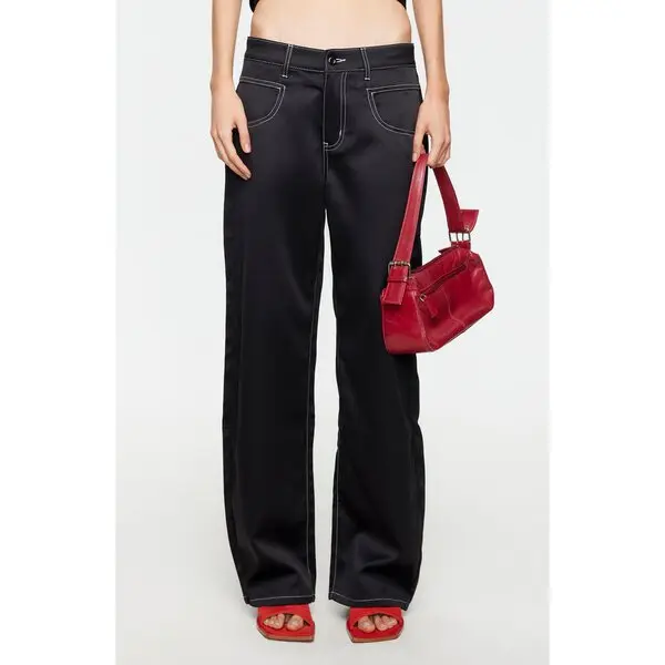 Lioness Serenity Straight Leg Pants - Noir