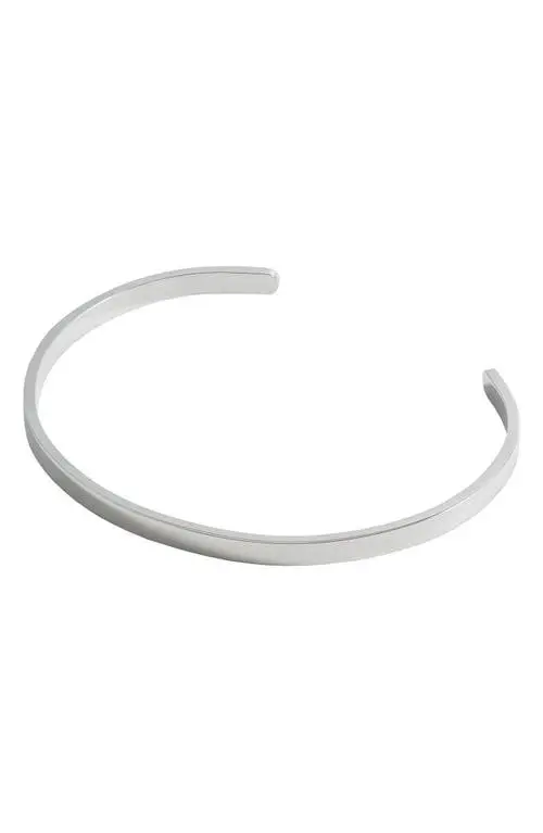 Estée Lauder Fine Rhodium Plate Cuff Bracelet - Silver