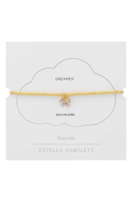 Estée Lauder Dreamer Cubic Zirconia Butterfly Charm Bracelet
