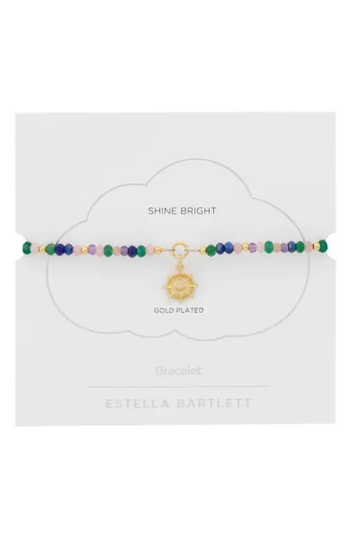 Estée Lauder Amelia Mixed Stone Sunburst Charm Bracelet