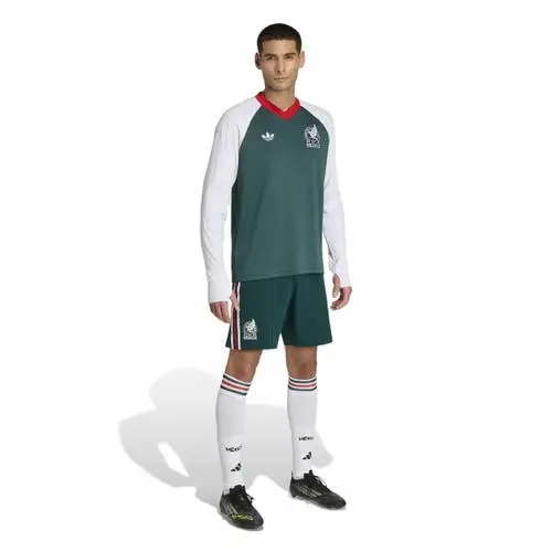 Adidas Mexico National Team 2026 Long Sleeve Pre-match Top By - Green