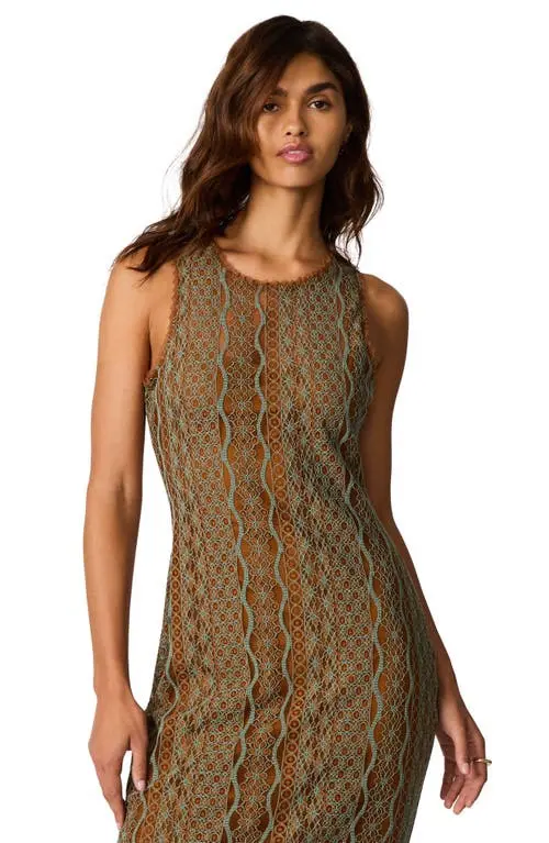 Steve Madden Nyssa Sleeveless Maxi Dress - Rust Multi