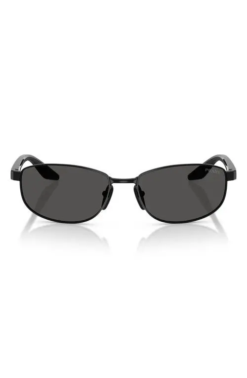 Prada Oval Sunglasses - Black/dark Grey