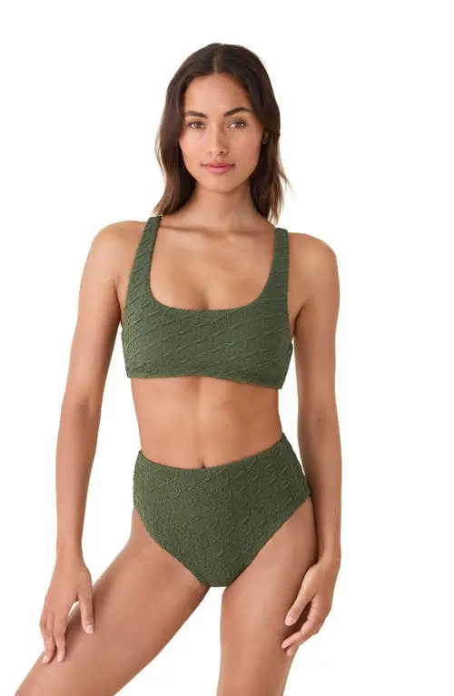 ANDIE High Rise Bikini Bottoms - Thyme