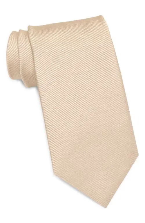 BOSS Silk Neck Tie - Open Beige