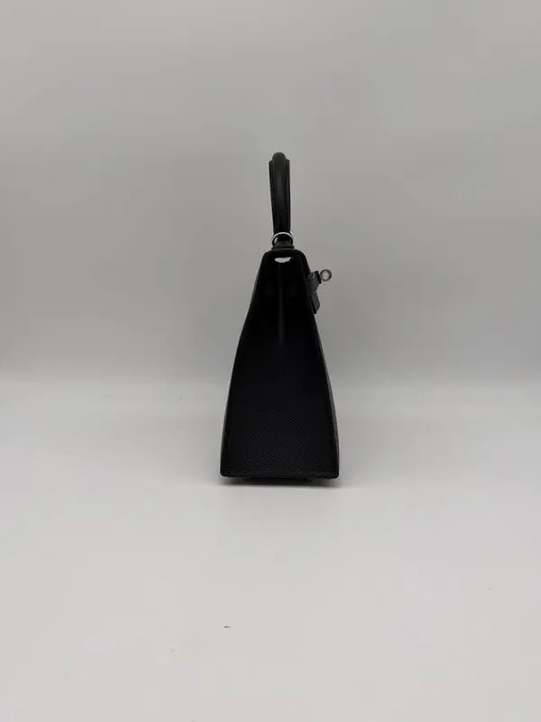 Hermès Kelly Epsom Palladium Hardware - Black
