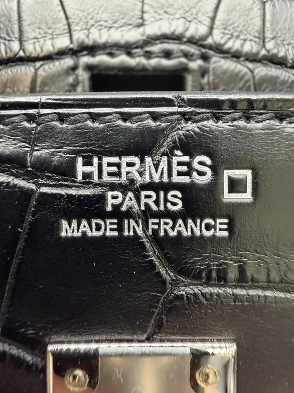 Hermès Birkin Matte Alligator With Palladium Hardware - Black
